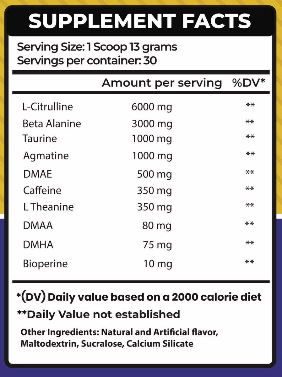 So Cal Supps - Mamba Pre Workout | Pure Nutrition